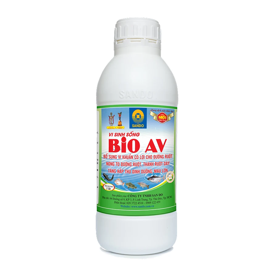 BIO AV fish - Vi sinh sống - Dạng dung dịch - Công ty SANDO