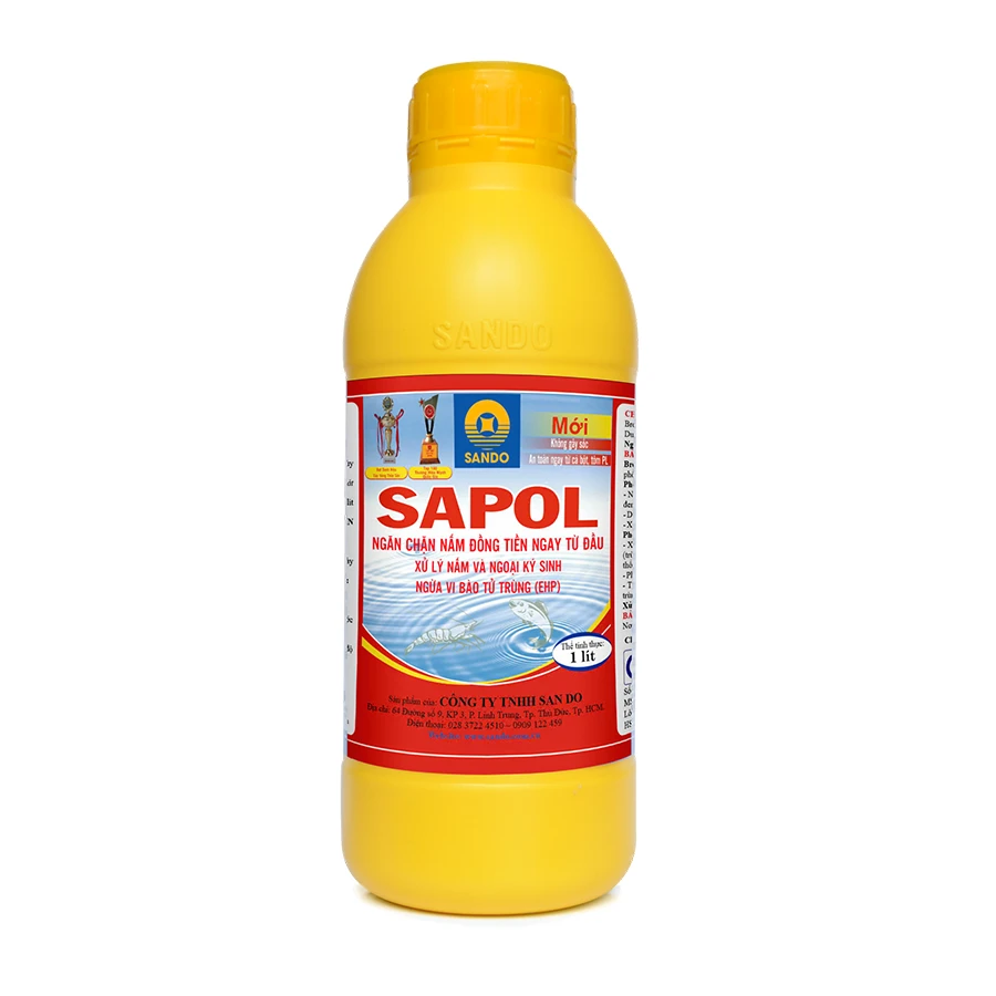 SAPOL - Đặc trị nấm - Trị ngoại ký sinh - Công ty SANDO